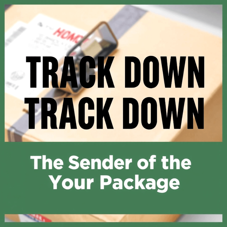 6 Easy Ways to Track Down the Sender of Your Package