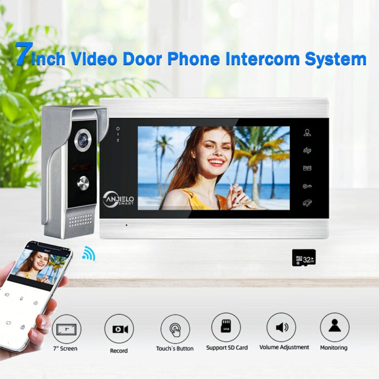 Wireless Color Video Doorbell With Two Way Intercom: Ultimate Home Security