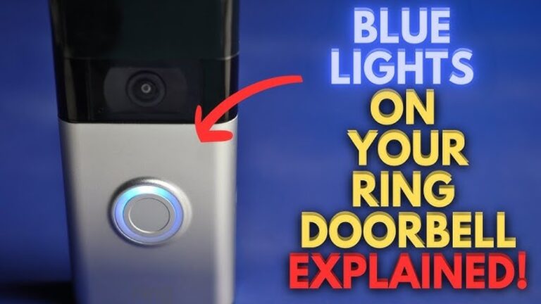 What Does Flashing Blue Light on Ring Doorbell Mean