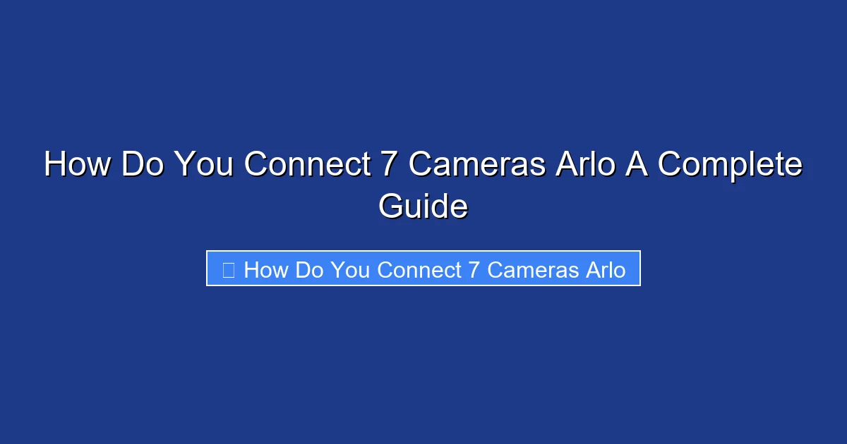 Connect 7 Cameras Archives - Surveillance Guides