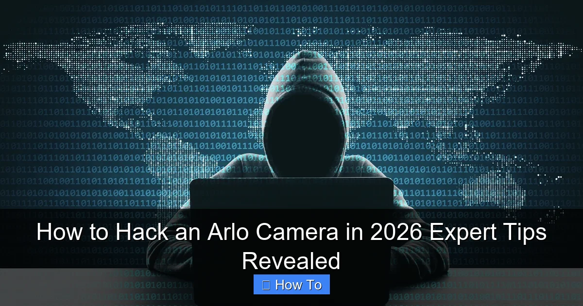How to Hack an Arlo Camera in 2026 Expert Tips Revealed