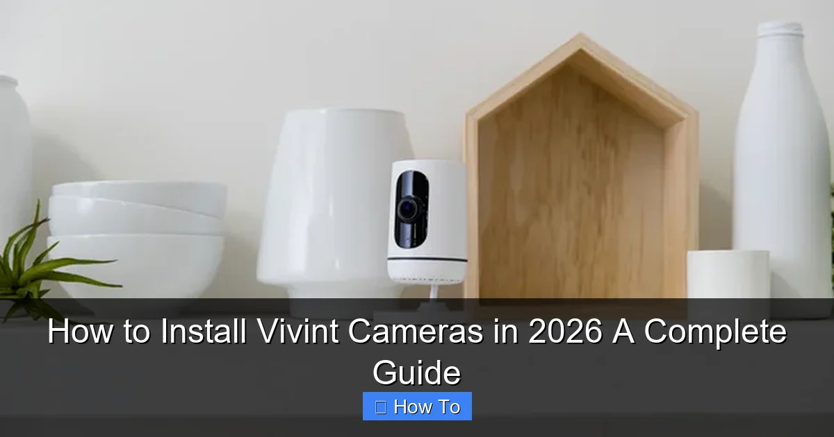 How to Install Vivint Cameras in 2026 A Complete Guide