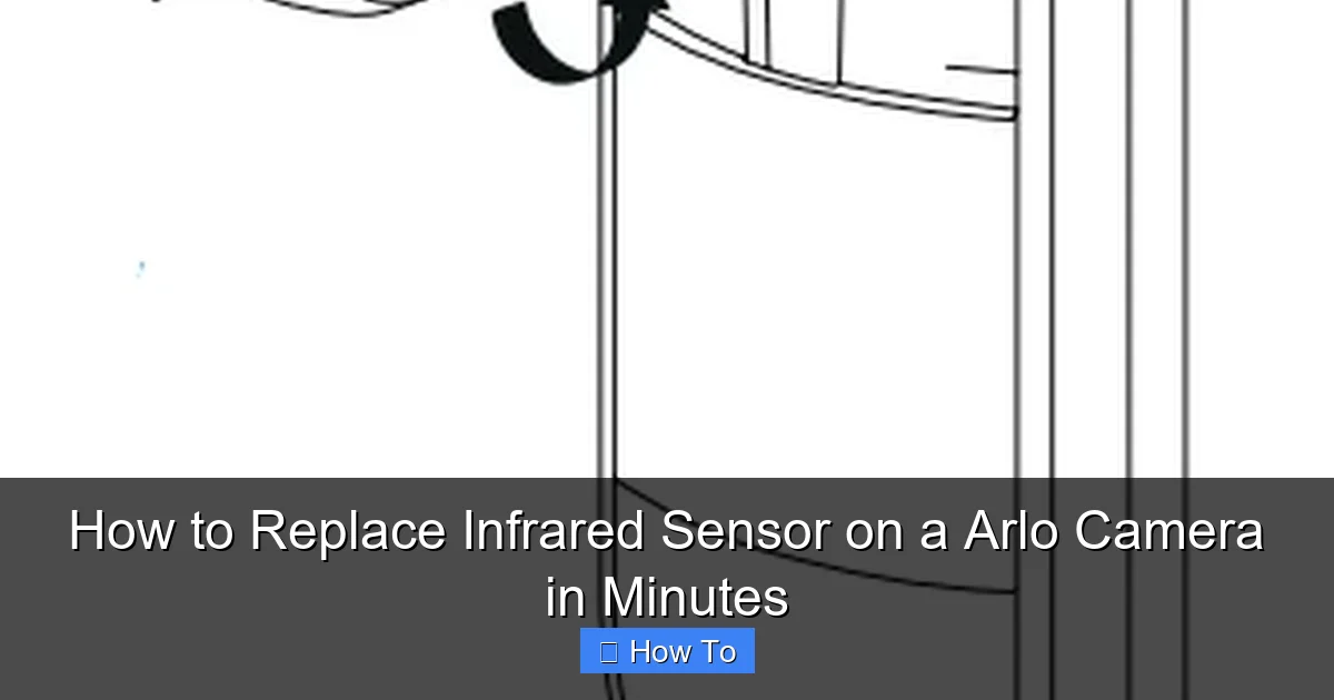 How to Replace Infrared Sensor on a Arlo Camera in Minutes