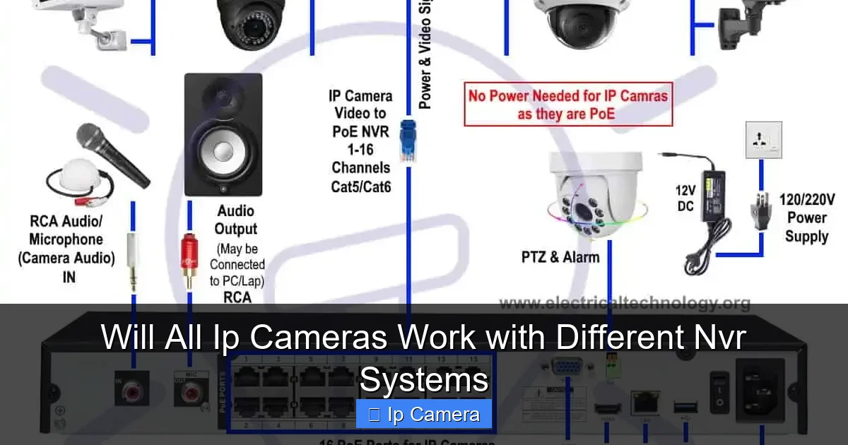 Will All Ip Cameras Work with Different Nvr Systems