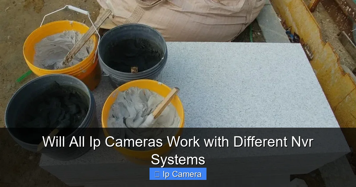 Will All Ip Cameras Work with Different Nvr Systems